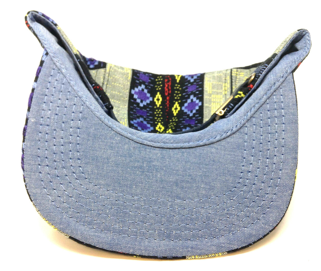 CROWN TRIBAL NATIVE AMERICAN NAVAJO AZTEC 5 PANEL CAMPER STRAPBACK HAT ...