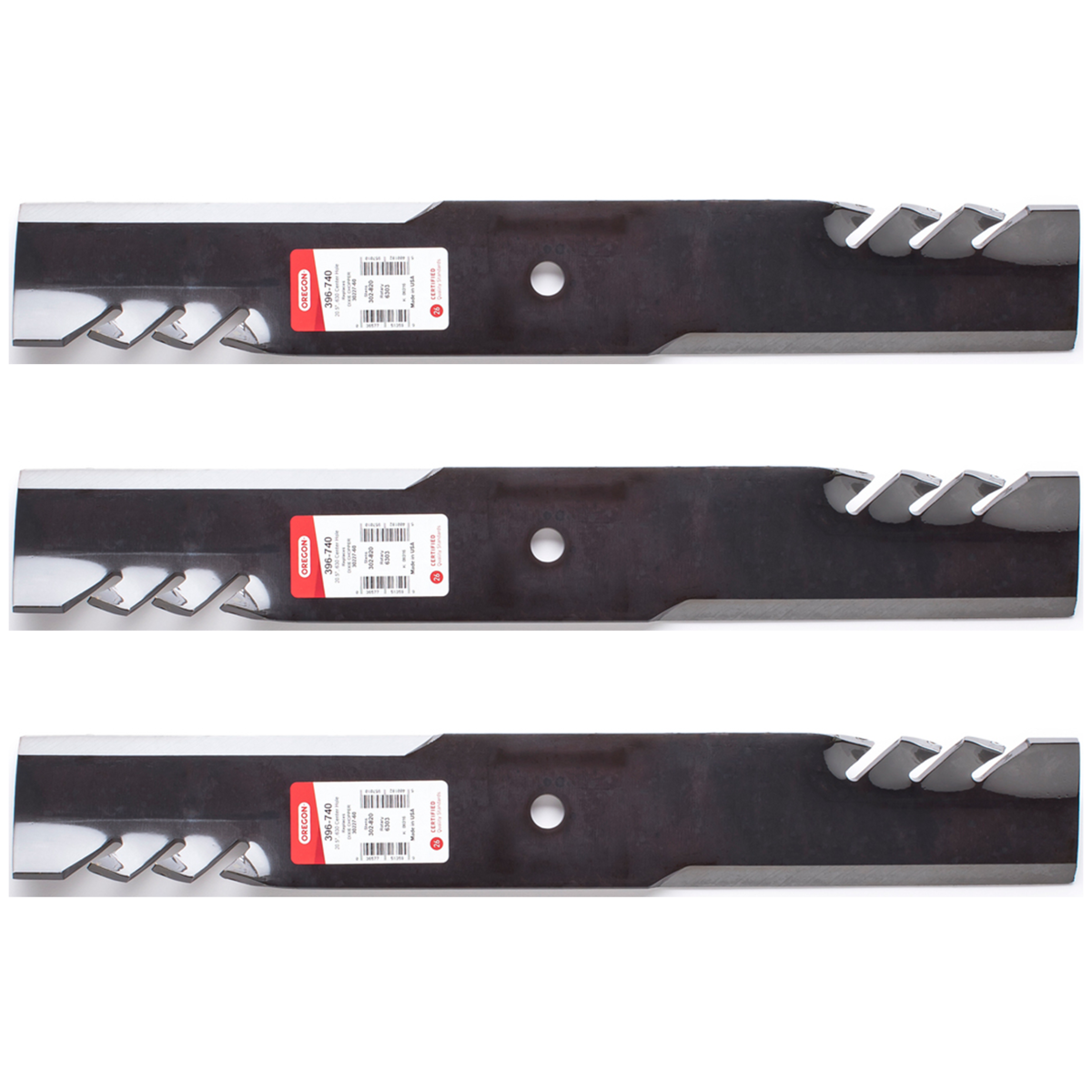 3PK Oregon G6 Gator Blade for 60" Hustler X-ONE, X-RIDE, Hustler Z ...