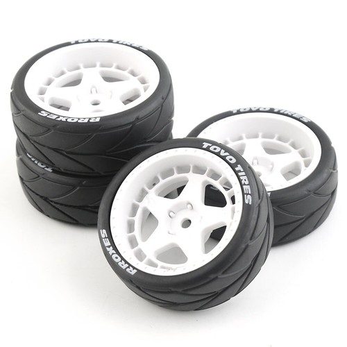 1/10 Onroad Rc Car Wheels Tires Set For Traxxas Nitro 4tec 4-tec 2.0 | eBay