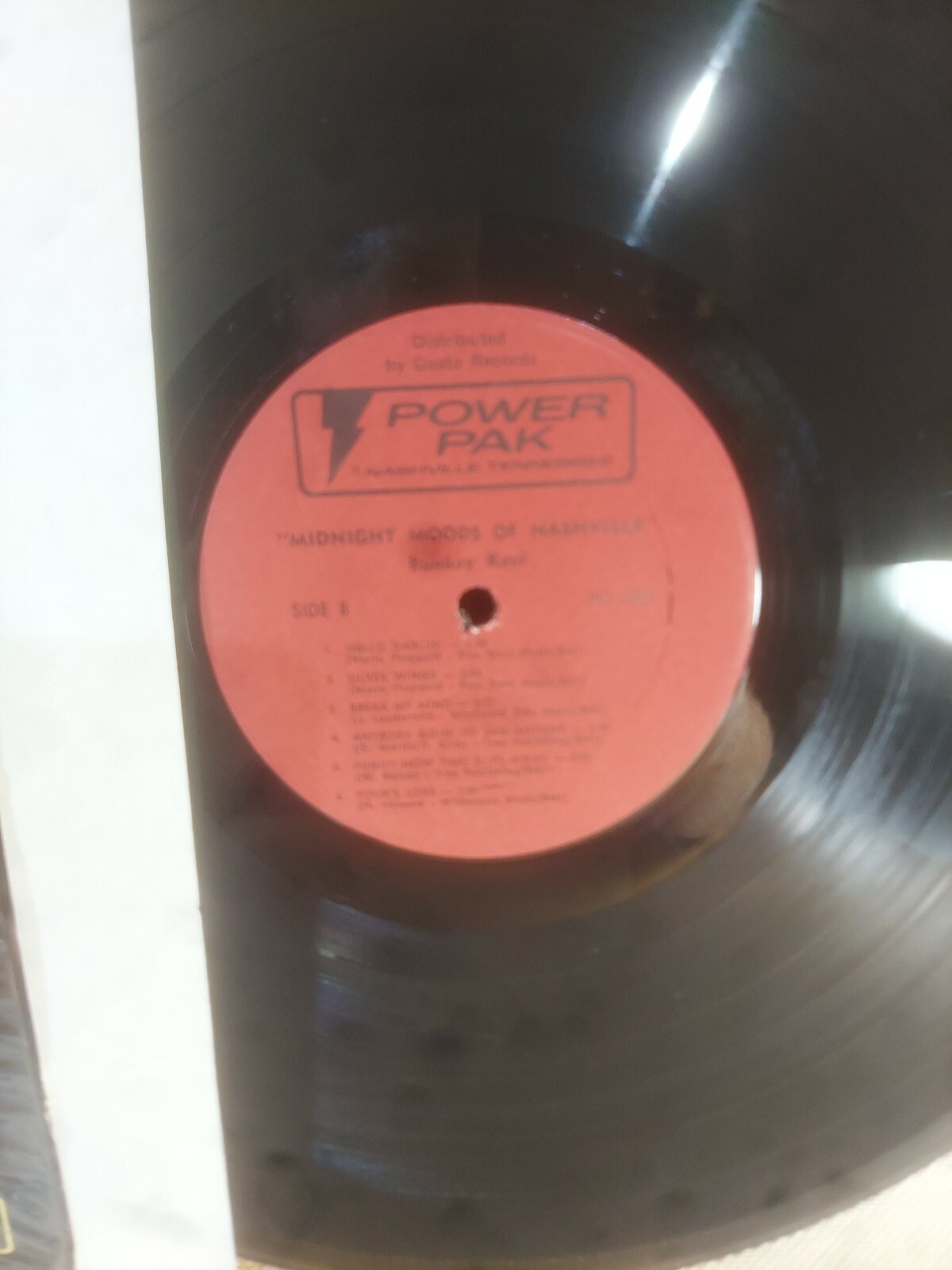 Bunky Keels Midnight Moods Of Nashville LP Vinyl Power Pak Records PO ...