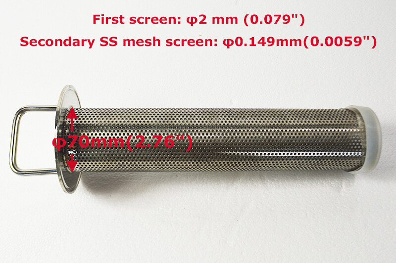2'' 100Mesh Strainer Filter L-Type Tri Clamp Sanitary Filter Stainless ...