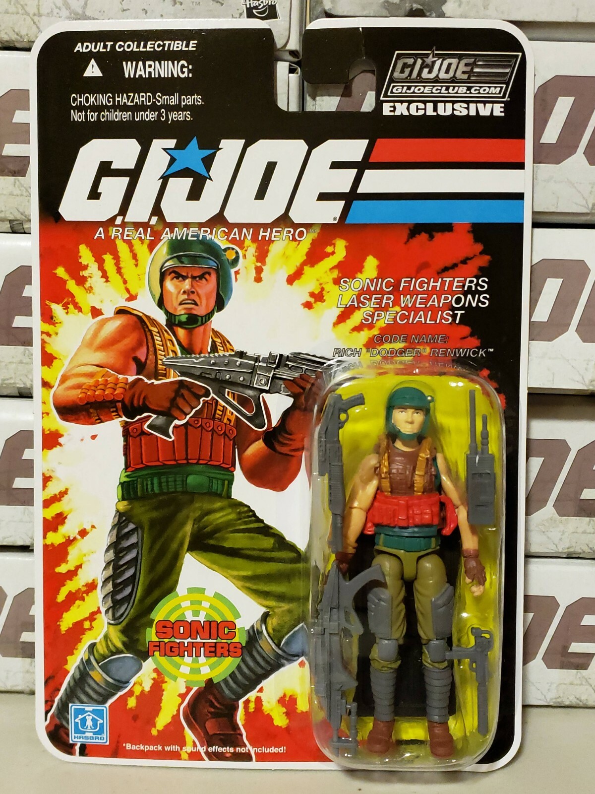 GI Joe Collectors Club "FSS" FINAL 12 Sonic Fighters Dodger *NEW/SEALED ...