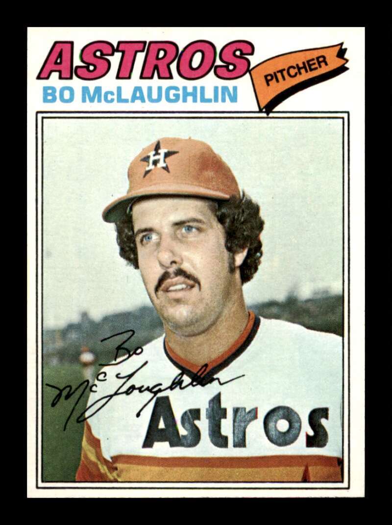1977 Topps Bo McLaughlin #184 Houston Astros Rookie RC | eBay