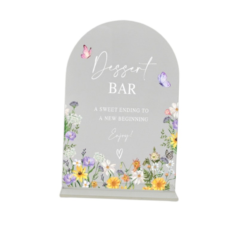Acrylic Wedding Table Signs Acrylic Dessert Signs Signs Acrylic Table ...