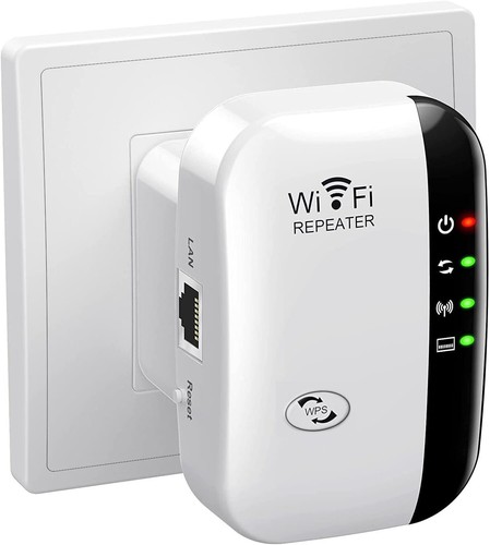 WiFi Extender Signal Booster Up to 5000sq.ft and 45 Devices, WiFi Range ...