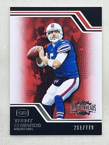 Trent Edwards 2008 Topps Triple Threads /779 #22 Sports NFL Buffalo ...