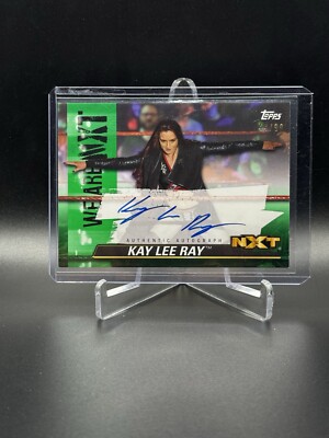 2021 Topps NXT WWE Autograph Green #A-KLR Kay Lee Ray Auto #24/99 | eBay