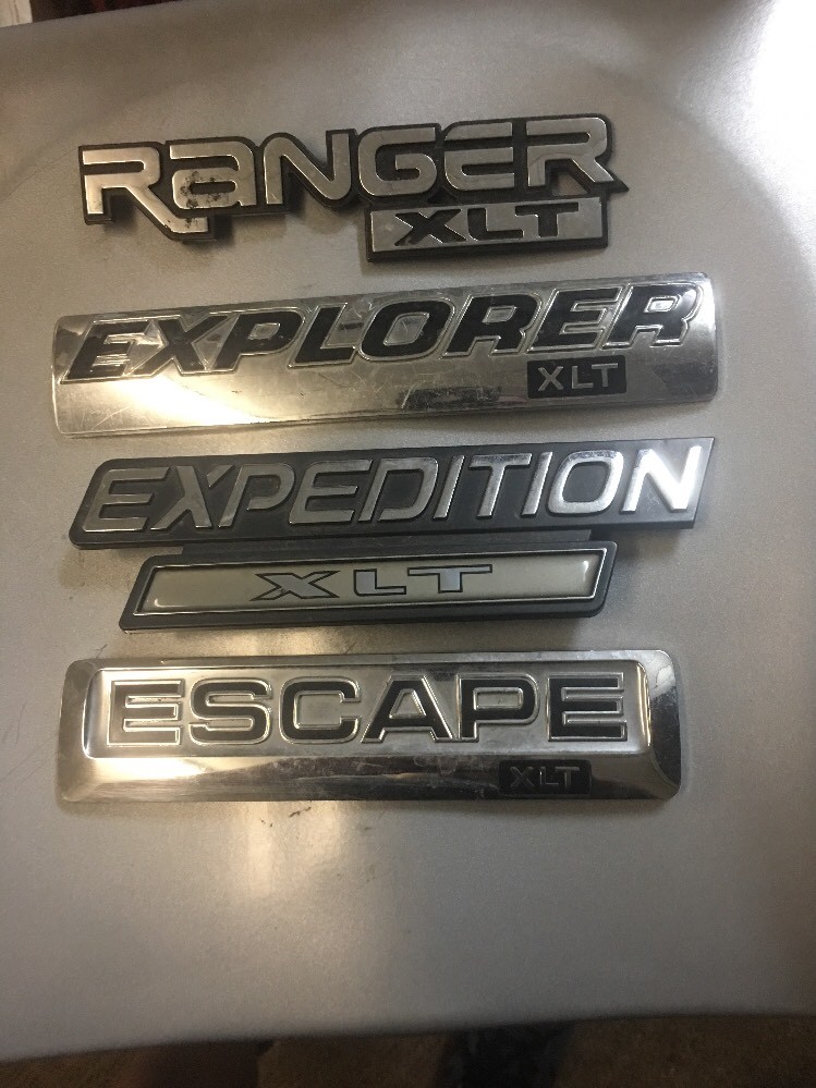 Ford Ranger, Explorer, Expedition And Escape XLT Emblem Name Plate | eBay