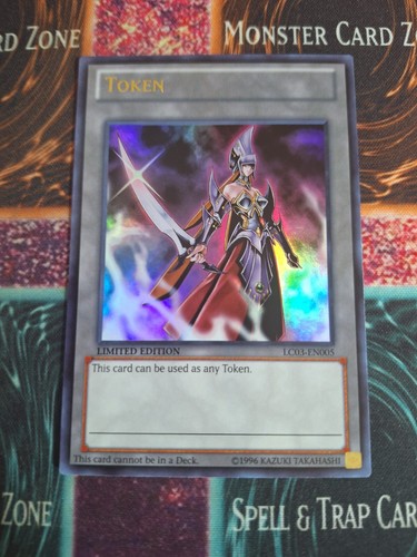 Yu-Gi-Oh! Gorz Emissary of Darkness Token LC03-EN005 Ultra Rare Limited ...