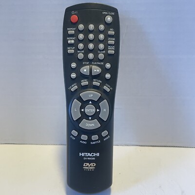 Genuine Hitachi DV-RM300 DVD Player Remote Control Tested Works | eBay