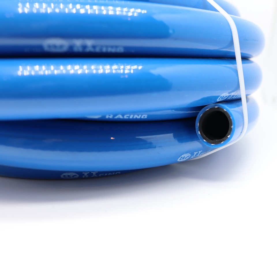 Blue -6 AN Push Lok Loc Lock Hose Fuel Line Coolant 7/16" Synthetic ...