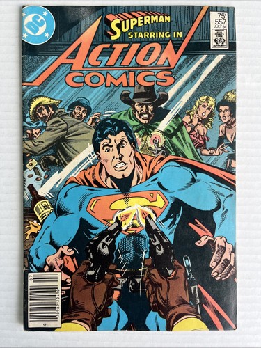 Superman Starring in the Action Comics #557 - Bob Rozakis - 1984 - DC ...