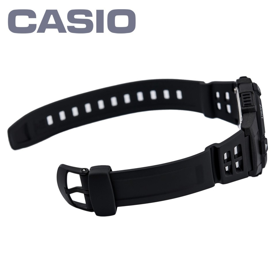 CASIO AQ-S800W-1BJH Tough Solar Power WR100m World Time Analog Digital ...