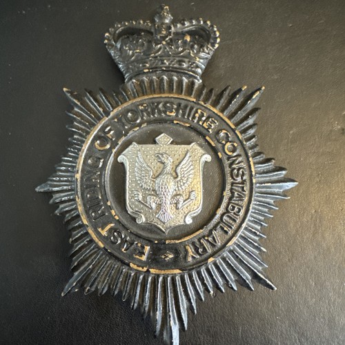 Rare East Riding of Yorkshire Constabulary Police Helmet Badge | eBay