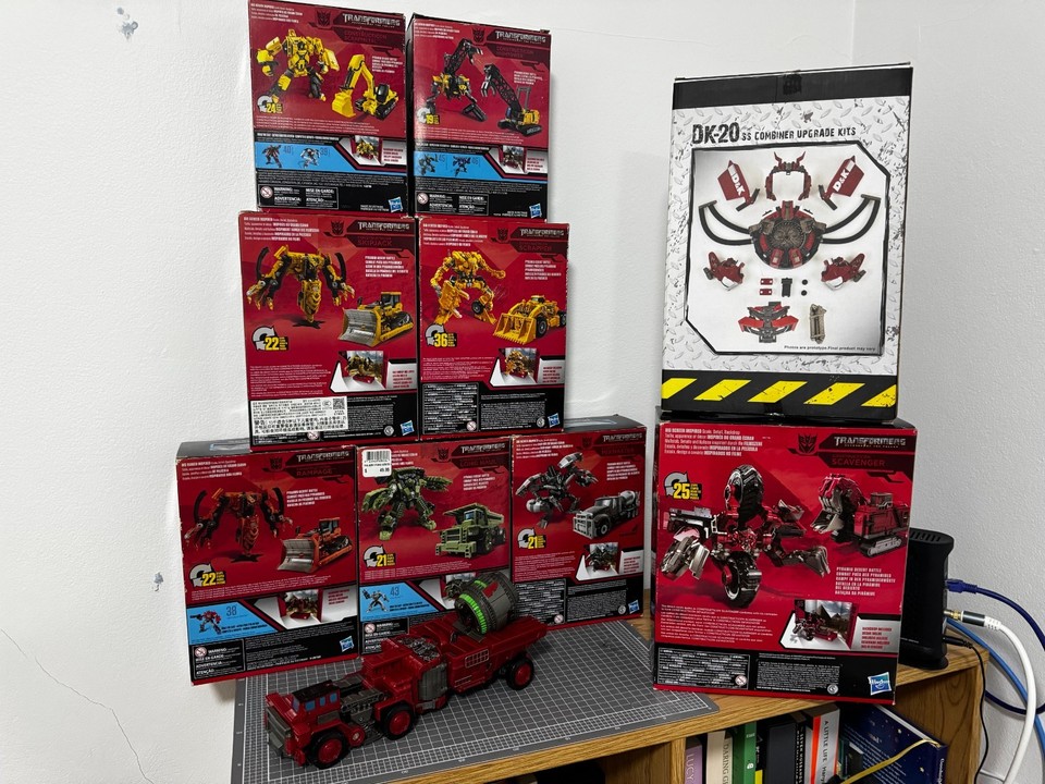 Transformers Studio Series Complete Devastator Set + DNA Design Upgrade ...