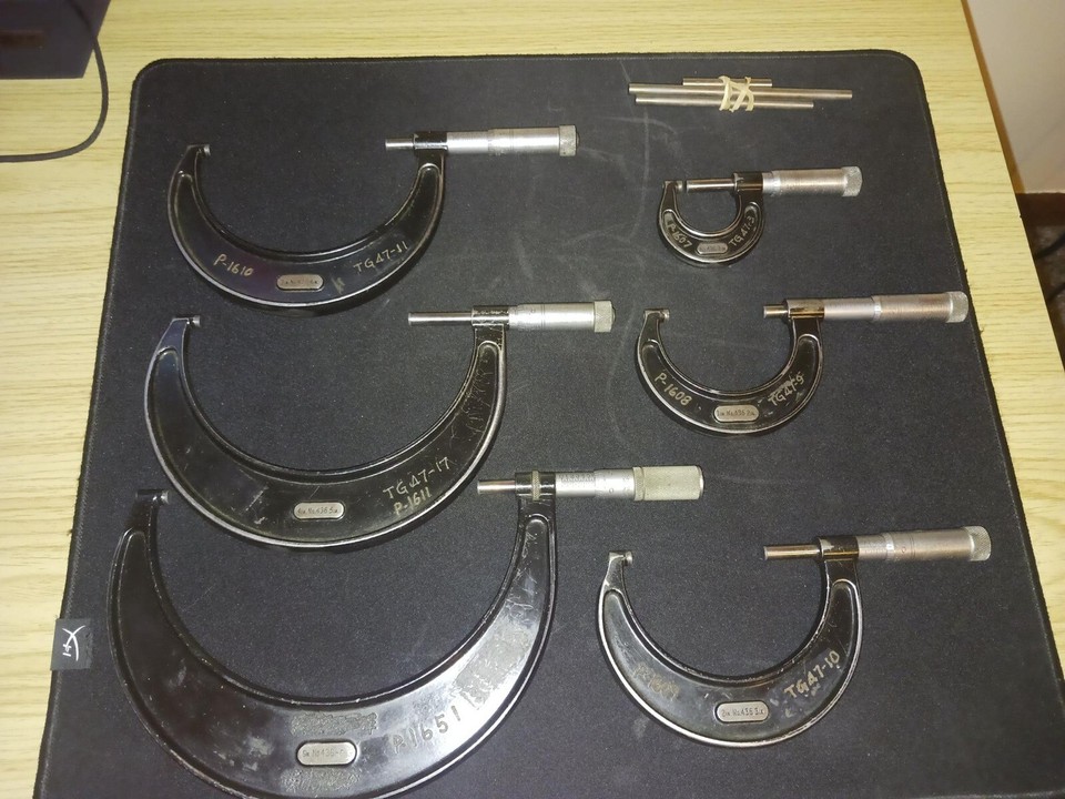 Vintage Starrett 0-6" Outside Micrometer Set | eBay