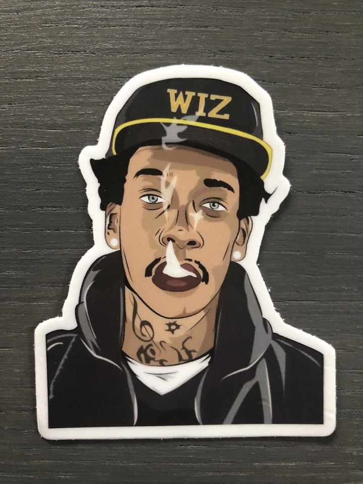 Wiz Khalifa Smoked Out Vinyl Sticker High Quality HIP HOP | eBay