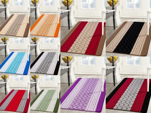 Multi Colors Machine Washable New Beautiful Non Slip Rugs (Small ...