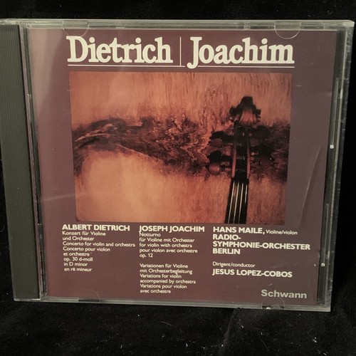 HANS MAILE violin DIETRICH Concerto & JOACHIM Notturno - SCHWANN CD ...