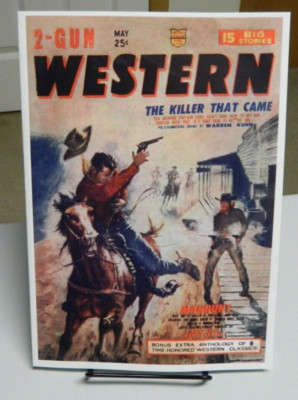 2-Gun Western May 1955 pulp replica Burt Budd Arthur Warren Kuhn | eBay