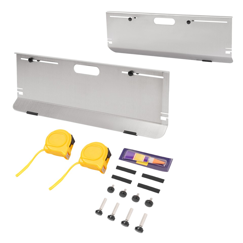 HECASA Wheel Alignment Tool Camber Caster Toe Plates 2 Tape Measures w ...