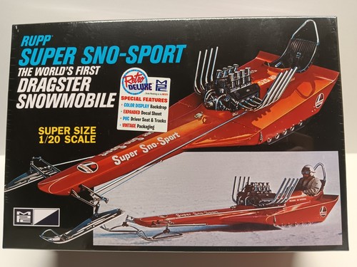 RUPP SUPER SNO-SPORT SNOW DRAGSTER 1:20 SNOWMOBILE MODEL SEALED KIT ...