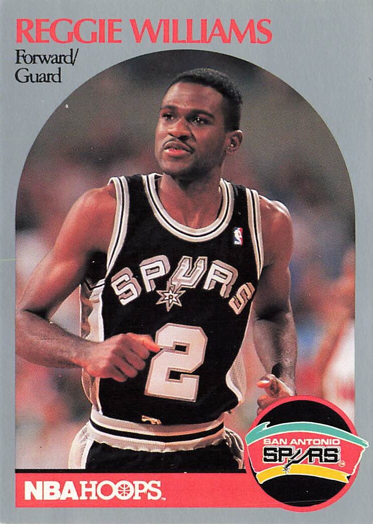 1990 Hoops #272 Reggie Williams San Antonio Spurs | eBay