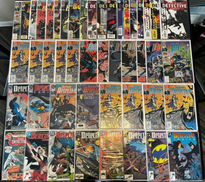 BATMAN DETECTIVE COMICS 47-Book DC MEGA LOT with #495 592 599 601 602 ...