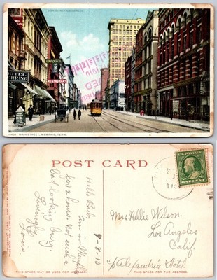 Main Street Memphis TN Postcard | eBay