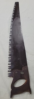 Vintage 48"Long Warranted Superior Hand Saw Dunlap Approved Handmade ...