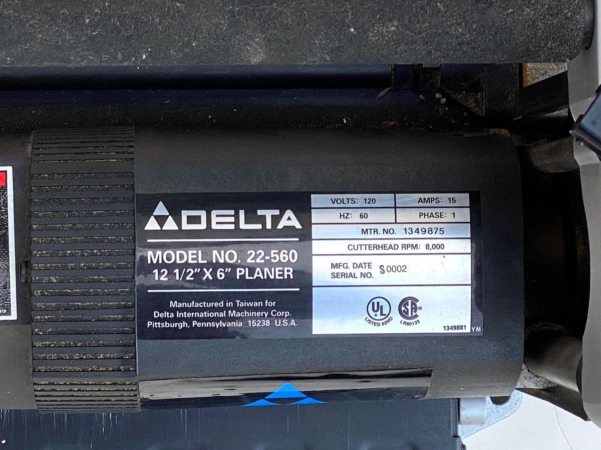 Delta 22560 Portable Planer 25377 Changing The Blades On A 22 560C