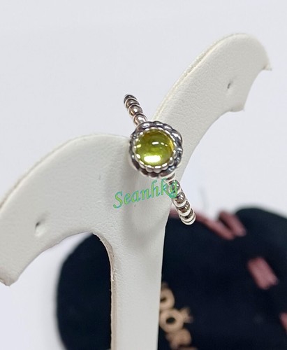 Pandora 190854PE-52 Birthday Blooms Ring -August Perido Stone S925ALE ...