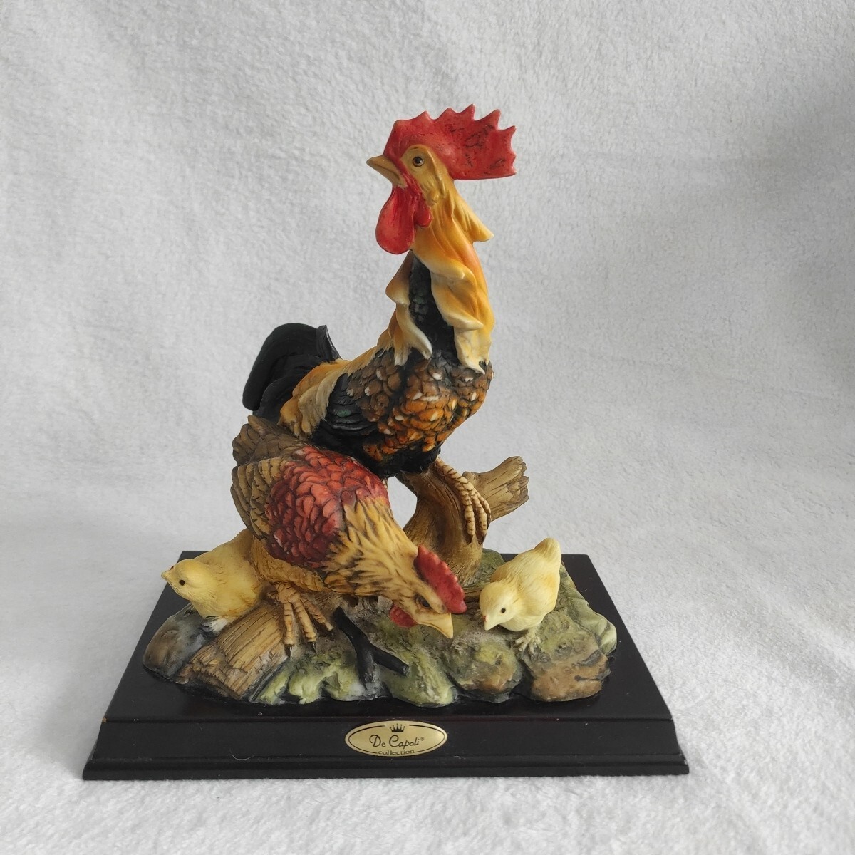 De Capoli Vintage Rooster Chicken Family Collection Home Accent Chicks ...