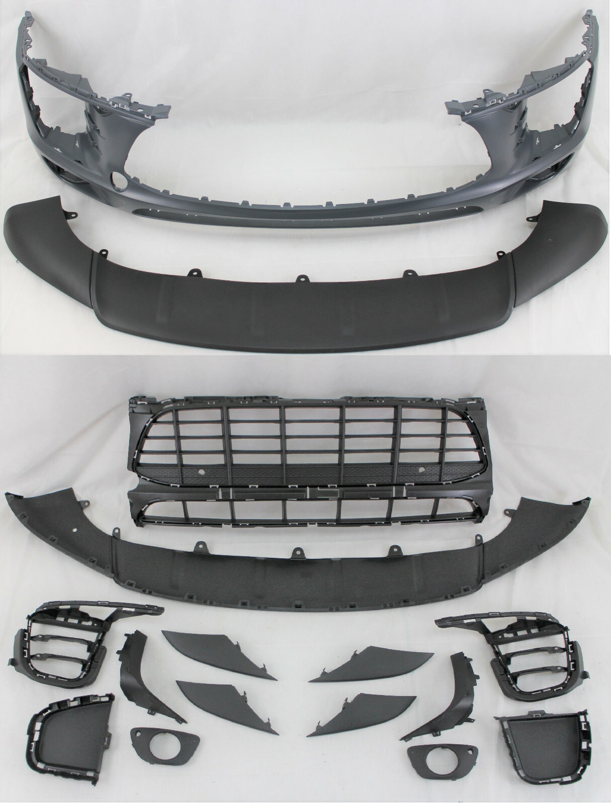 new front bumper cover grille molding 16pc set fits 2014-18 Macan Sport ...