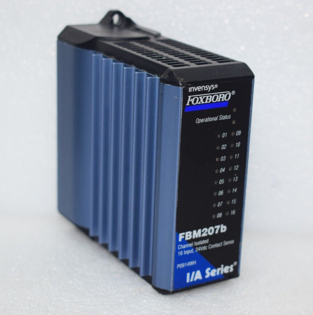 FOXBORO FBM207b I/A SERIES CHANNEL ISOLATED 24VDC CONTACT SENSE P0914WH ...