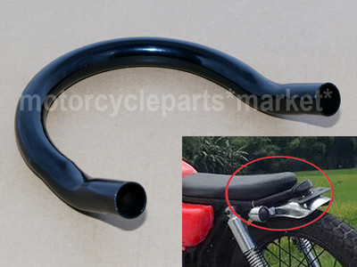 Cafe Racer Rear Seat Frame Hoop Loop 210mm Width Upswept Black For ...