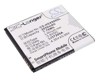 Battery for HISENSE HS-E620M HS-T9 HS-U9 HS-X8T LI37200A 2050mAh | eBay