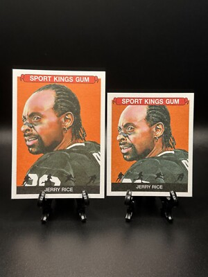 2023 Sportkings Vol 4 Jerry Rice #133 White Border and Mini 2 Card Lot ...