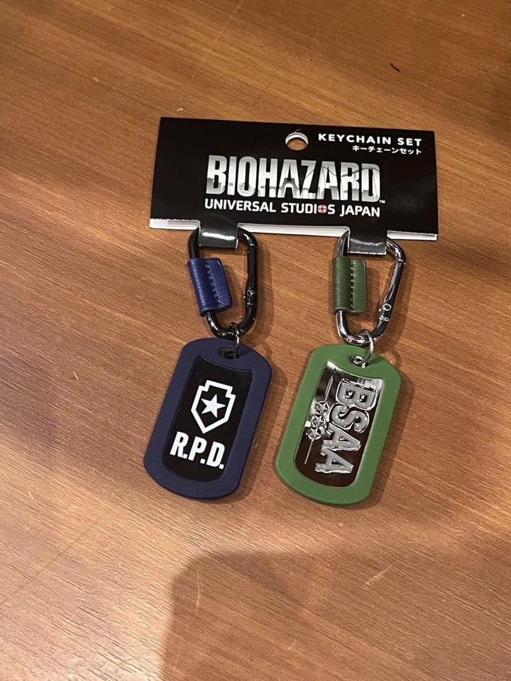 USJ Biohazard Resident Evil BSAA RPD Keychain Set Halloween 2025 ...