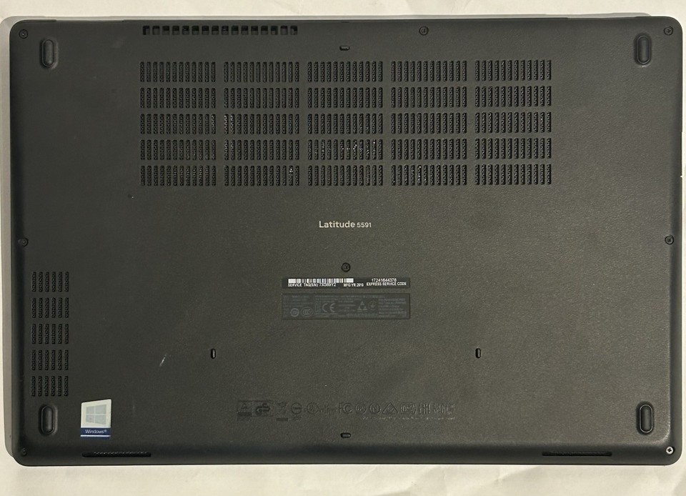Dell Latitude 5591 15.6" FHD i7-8850H 2.6GHz 1x 16GB 256GB nvme MX130 ...