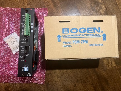 Bogen PCMZPM - Three-Zone Paging Module for the PCM2000 3 Zone Module ...