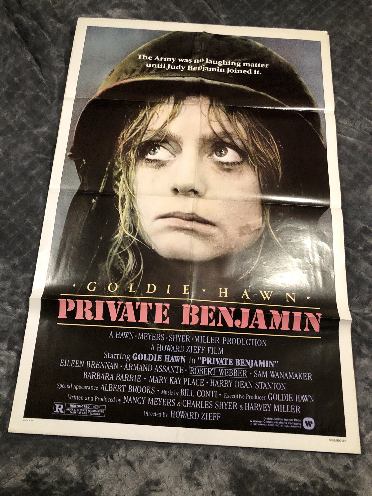 PRIVATE BENJAMIN Movie Poster One Sheet 1980 Goldie Hawn 27x41" | eBay