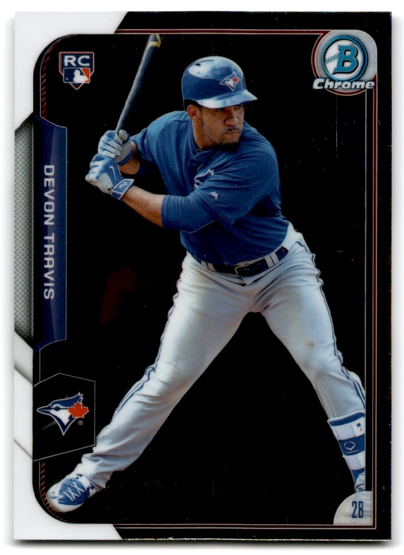 2015 Bowman Chrome Devon Travis Rookie Toronto Blue Jays #182 | eBay