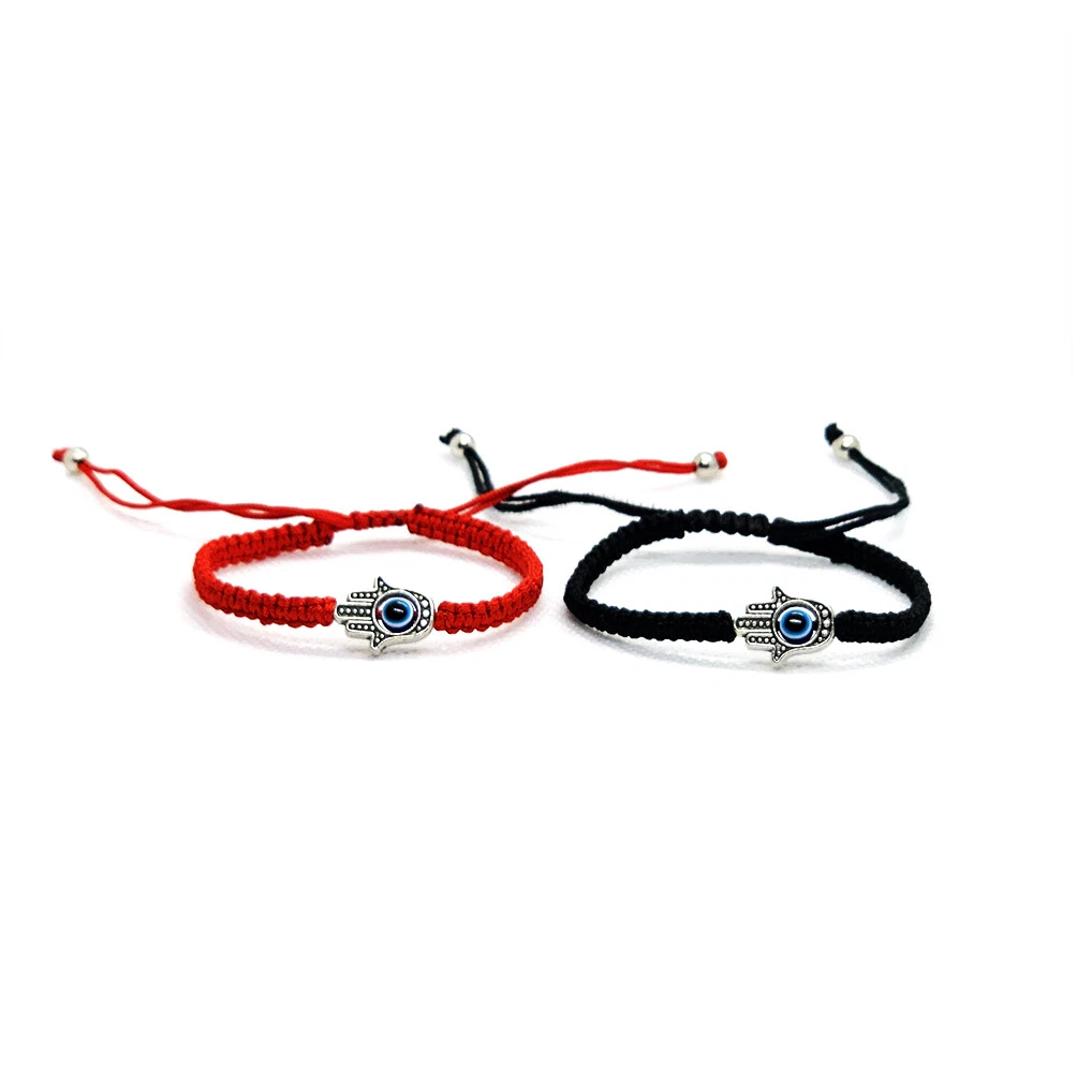 Red Black White Friendship Bracelets