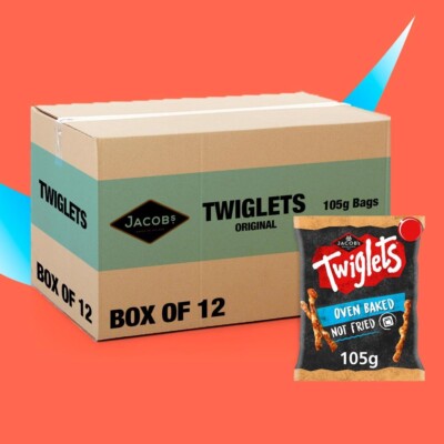 Jacobs Twiglets Original Full Case X 12 Bags Bargain Price £13.99 | eBay UK