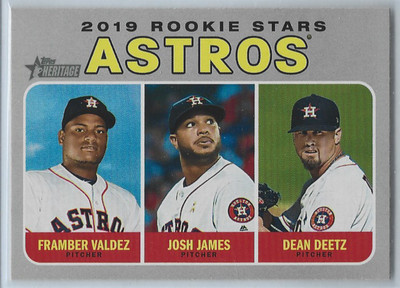 FRAMBER VALDEZ 🔥 2019 Topps Heritage #400 (RC) W/James & Deetz | eBay
