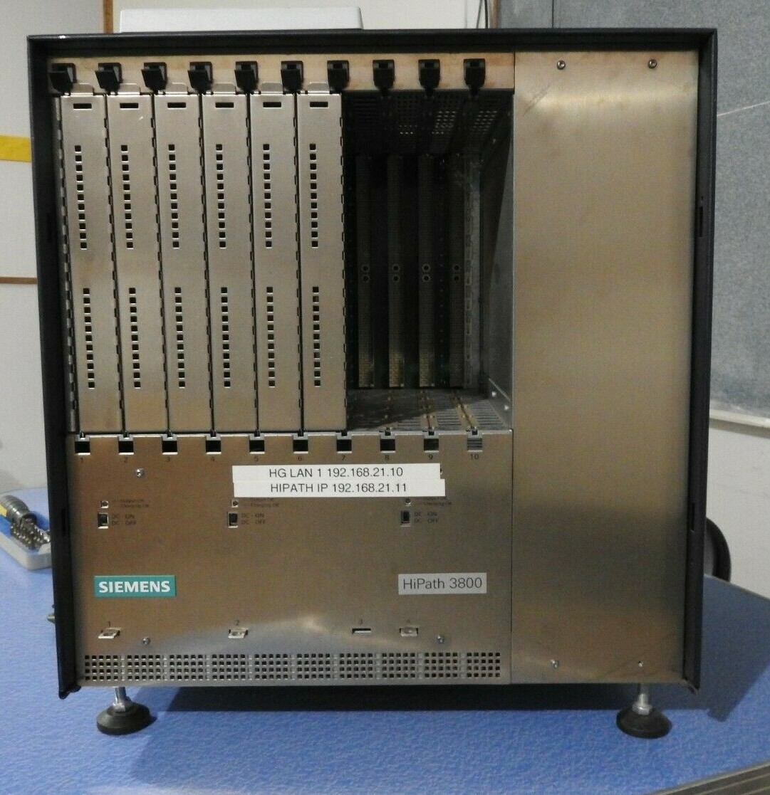 Siemens Hipath 3800 PABX Main cabinet | eBay