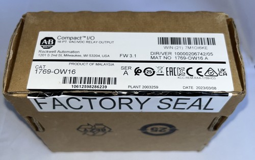 1769-OW16 SER A NEW AB CompactLogix 16 PT RELAY OUTPUT Module Fast Ship ...
