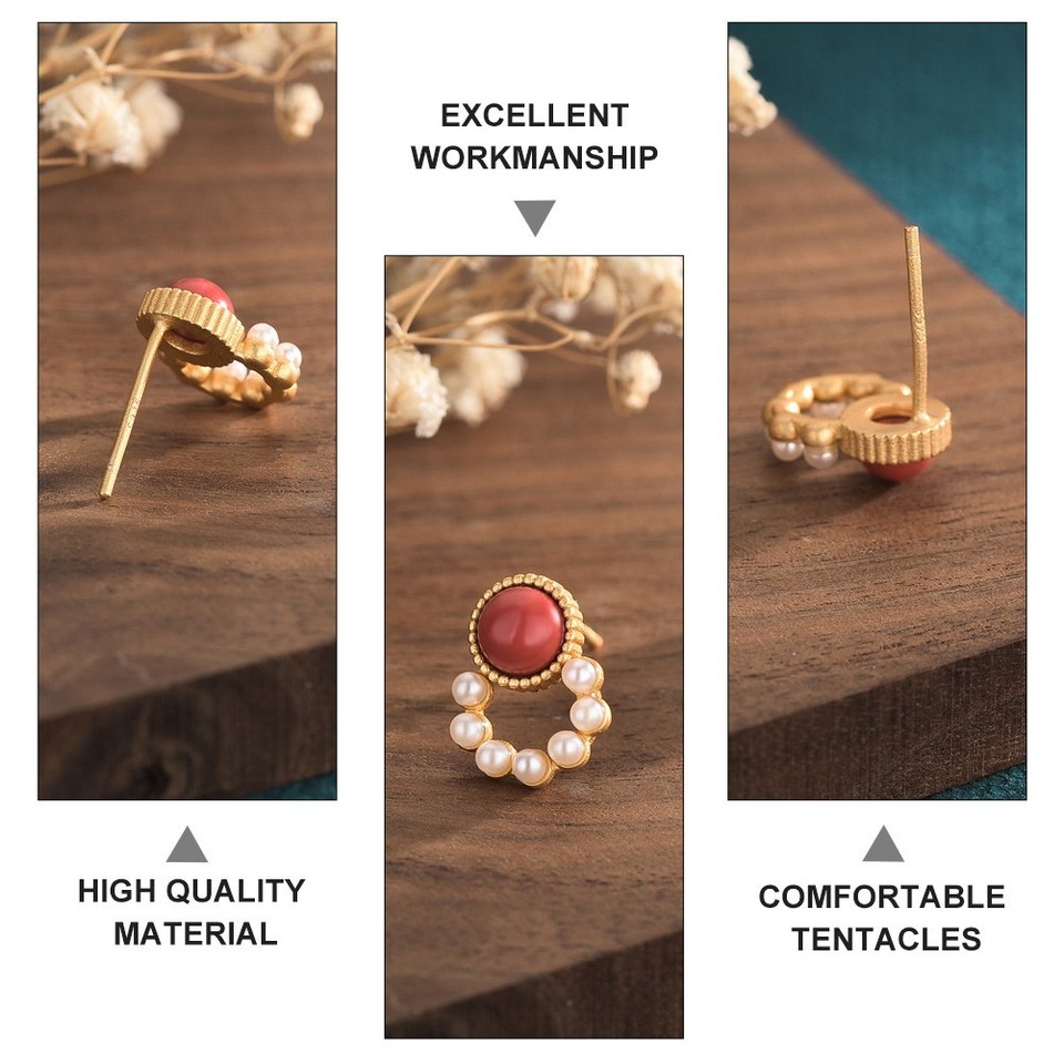 1 Pair Earring Jewelry Eye-Catching Earring Attractive Women Girls ...