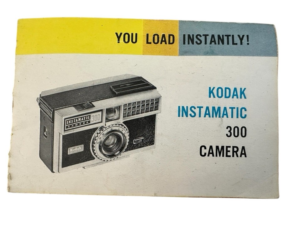Kodak Pocket Instamatic 300 camera outfit boxed With Instructions Mint ...